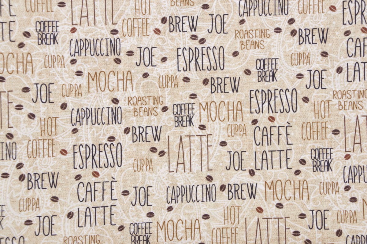 Studio Fabrics Coffee Brake Fabric - Quiltalk