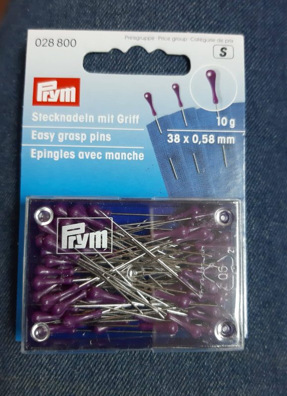 Prym easy grasp pins - Quiltalk